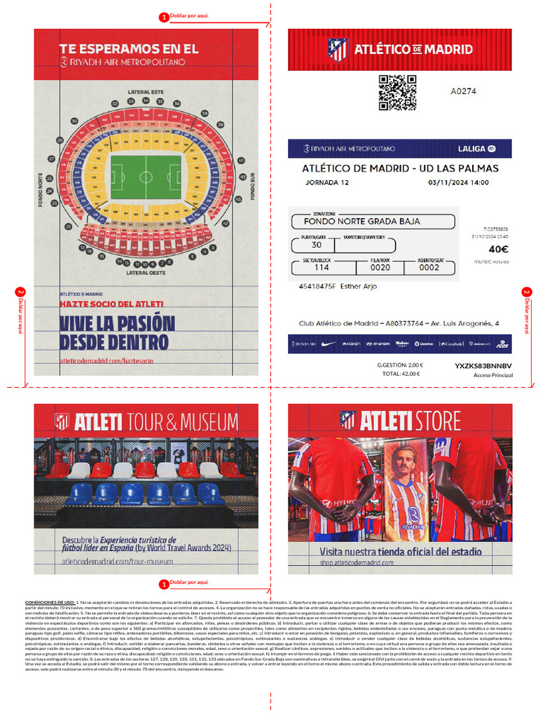 Entradas Atleti | PDF