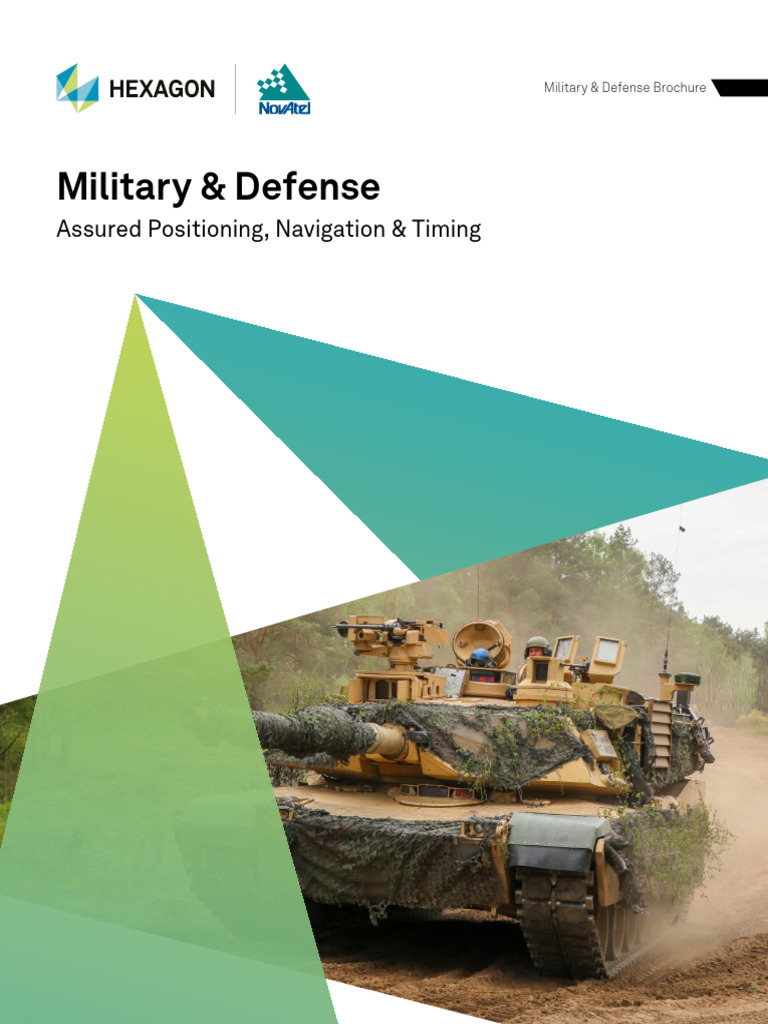 Hexagon AP NovAtel DefenseBrochure8x11 Apr2024 r7 | PDF | Navigation | Computer Engineering