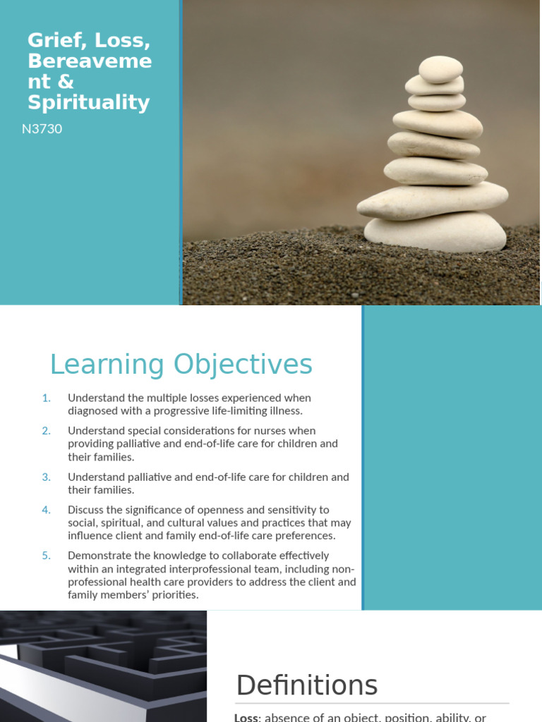 Grief, Loss, Bereavement & Spirituality PPT - Nov 2024 | PDF | Grief ...