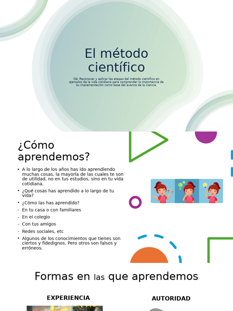 Etapas del Método Científico Explicadas | PDF | Método científico ...