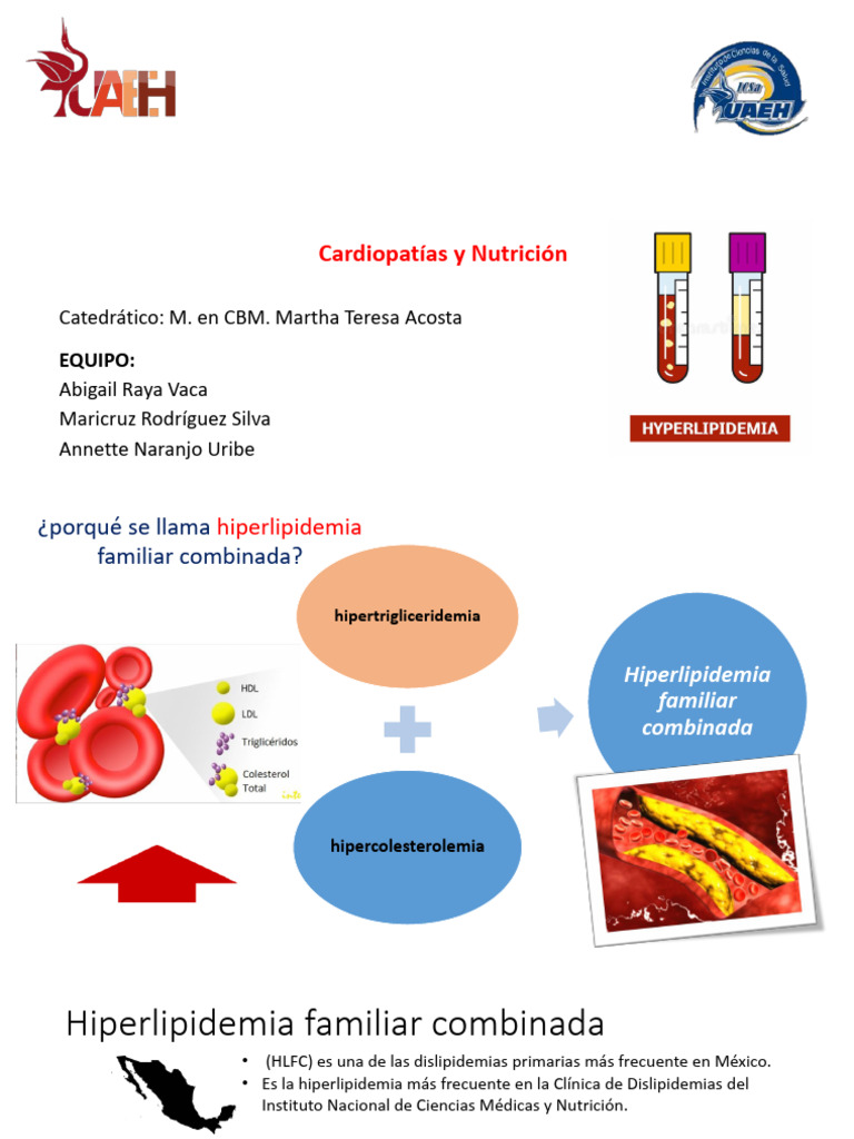 Hiperlipidemia Familiar Combinada | PDF | Lipoproteína | Moléculas ...