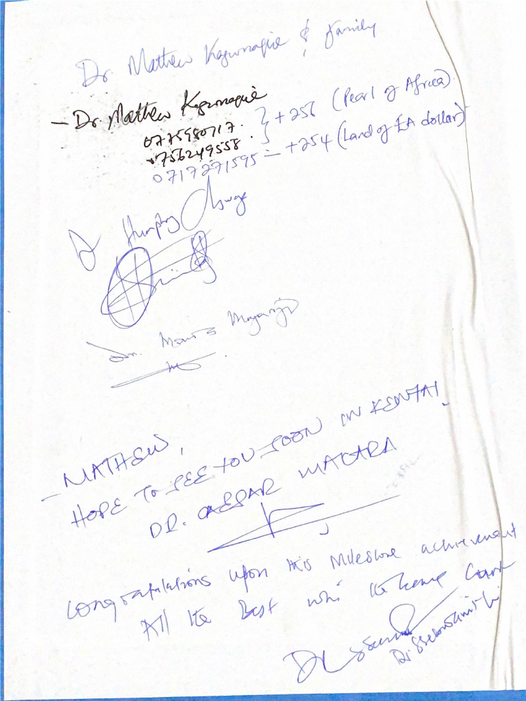 FMAS Motivational Messages From Classmates and Faculty | PDF
