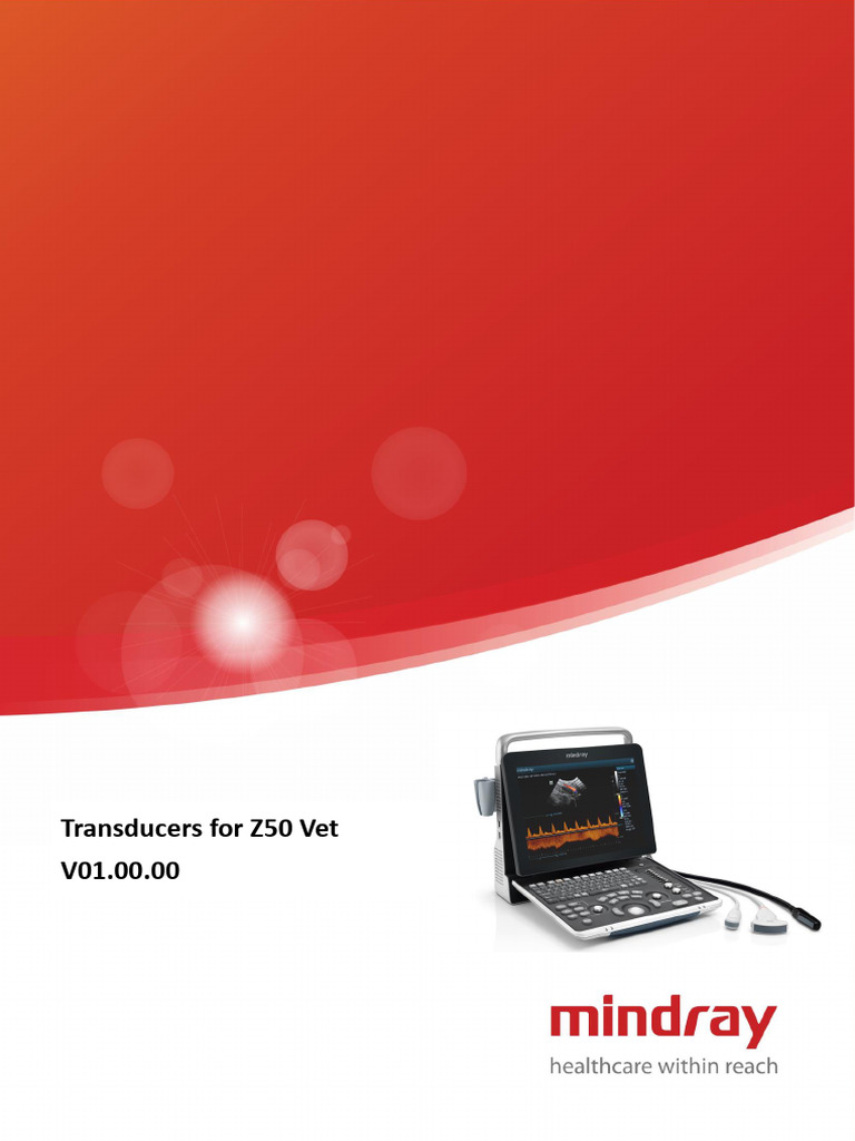 Hoja de Seguridad Sonda - Z50 Vet Transducer Sheet | PDF