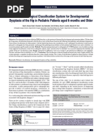 Tönnis Classification of Hip Dysplasia | PDF | Science & Mathematics