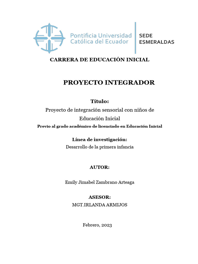 TFG Emily Jimabel Zambrano Arteaga | PDF | Aprendizaje | Educación de ...