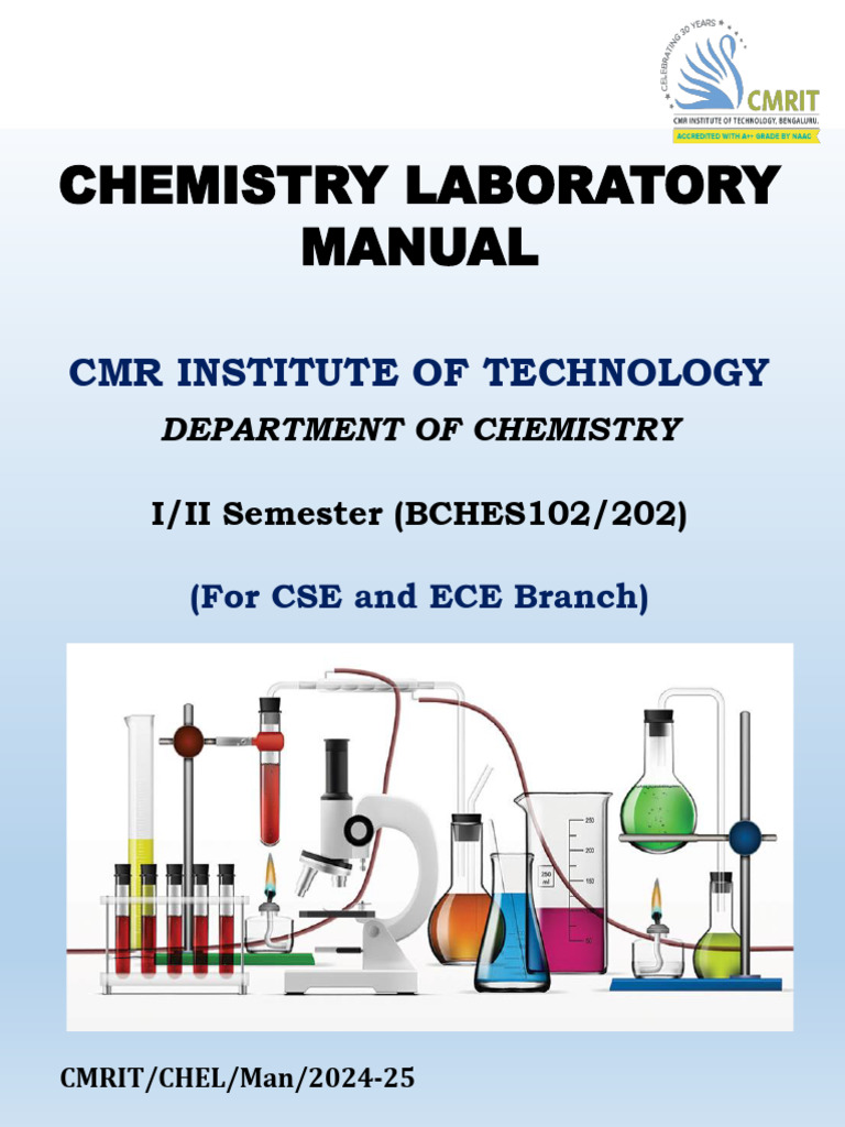 Applied Chemistry Lab Manual 24-25 | PDF | Polyurethane | Acid ...
