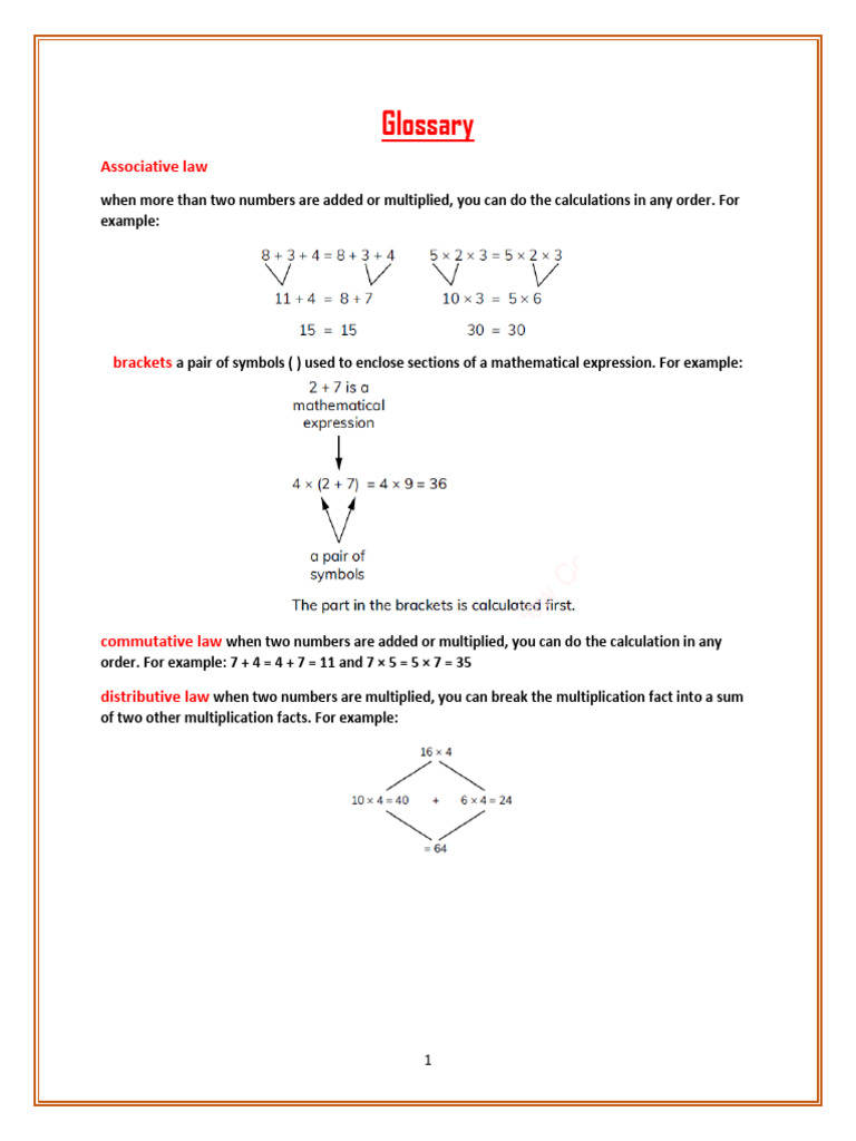 unit 16 | PDF | Arithmetic | Multiplication