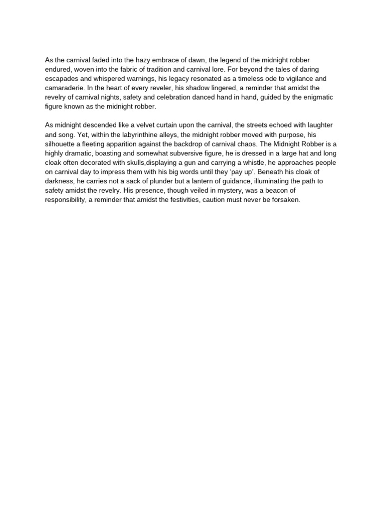 Midnight Robber | PDF