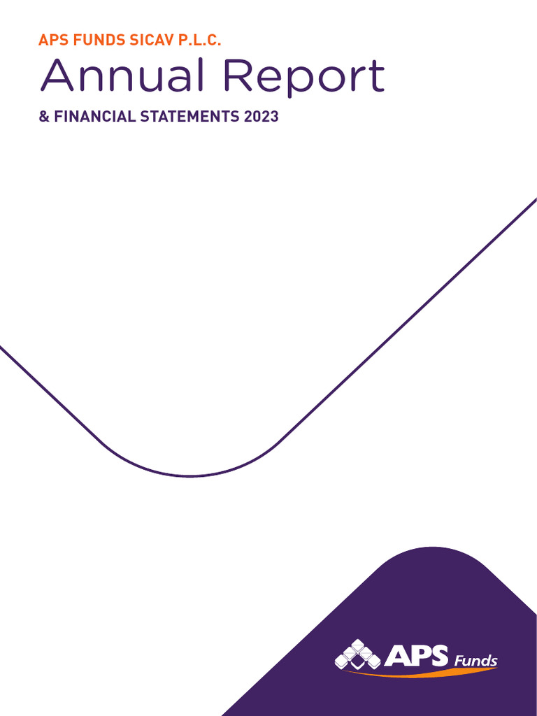 APS Funds SICAV PLC Annual Report 2023 | PDF | Bonds (Finance) | Investing