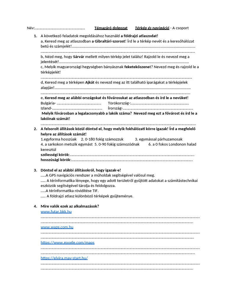 Atlasz Navigacio2022 | PDF