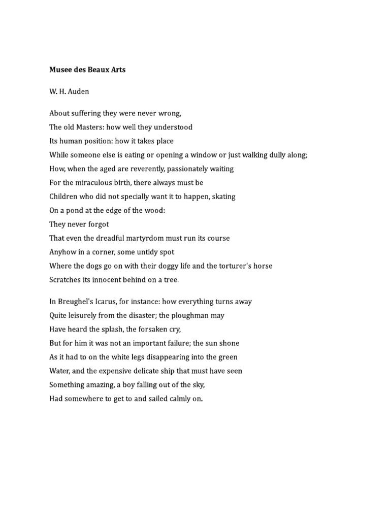 Auden Poems | PDF