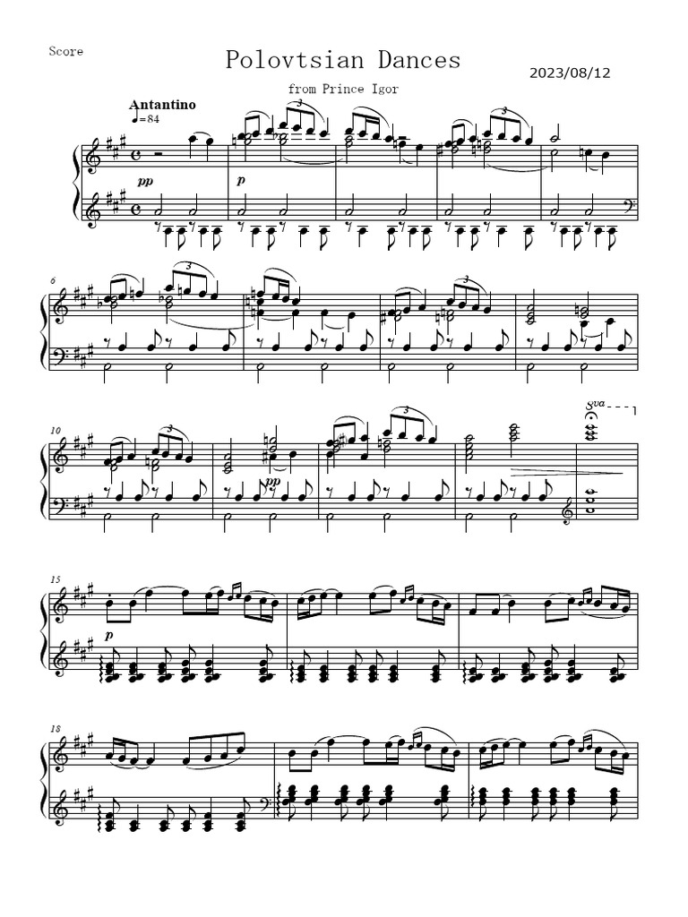 Polovtsian Dances | PDF