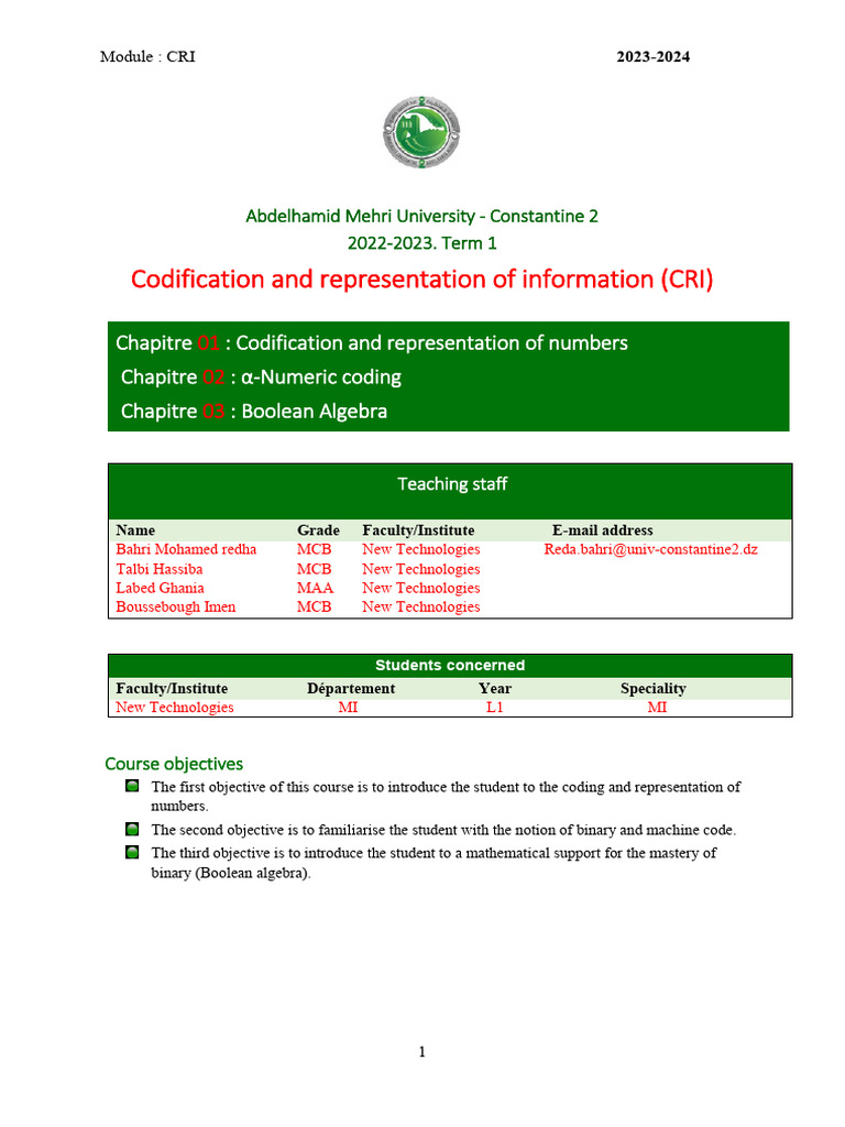 CRI Chap3 Full ANG | PDF | Boolean Algebra | Teaching Mathematics