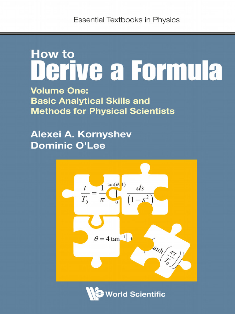 How To Derive A Formula (Vol. 1) (By Alexei A. Kornyshev Dominic OLee ...