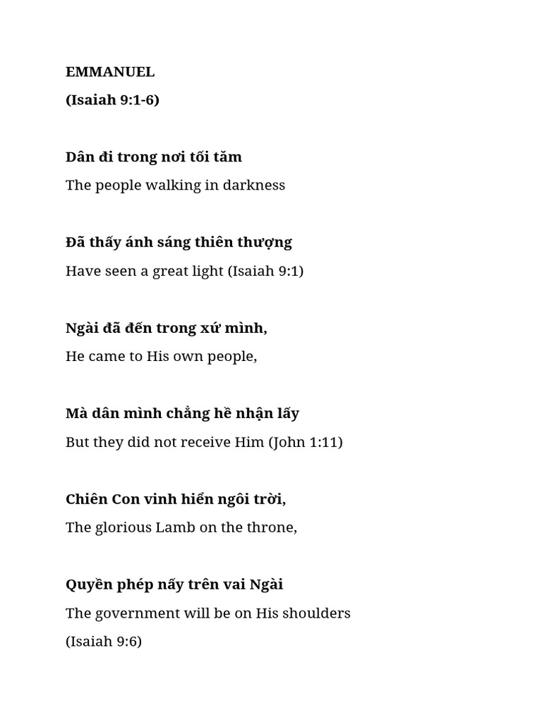 EMMANUEL | PDF