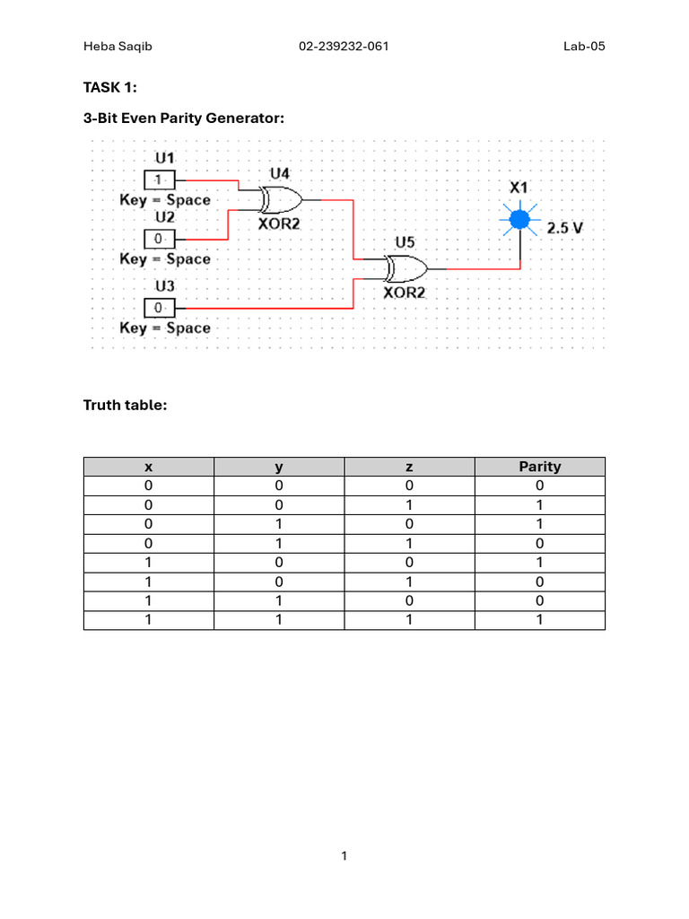 lab-5(DLD) | PDF | Electronic Circuits | Electronic Engineering