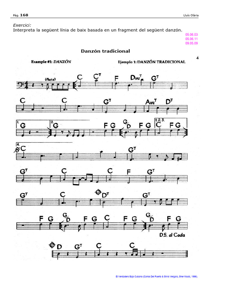 Danzón Tradicional - Partitura | PDF