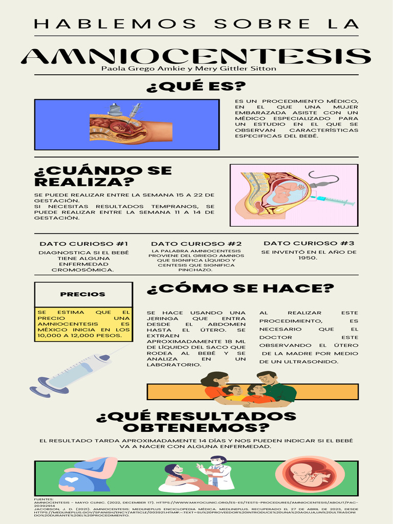 Amniocentesis | PDF | Planificación familiar | Diagnostico medico
