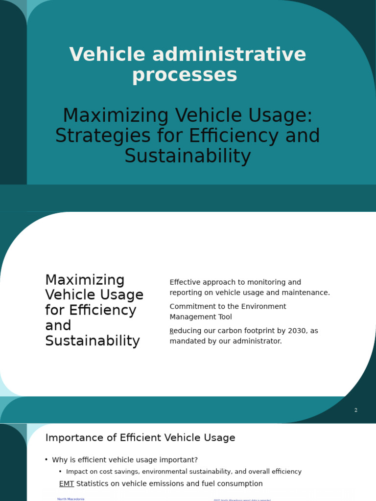 Vehicle Administrative Processes | PDF | Efficient Energy Use | Vehicles