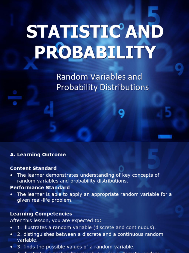 Stat_Q3W1 | PDF | Probability Distribution | Random Variable
