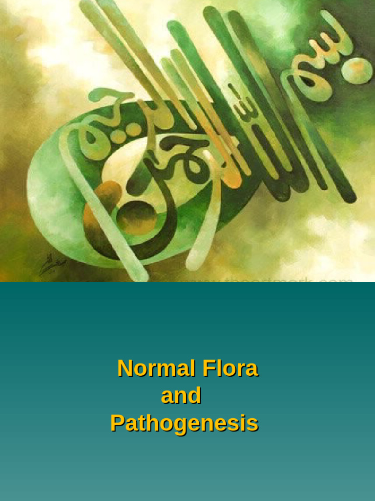 Normal Flora Pathogenesis | PDF | Infection | Bacteria