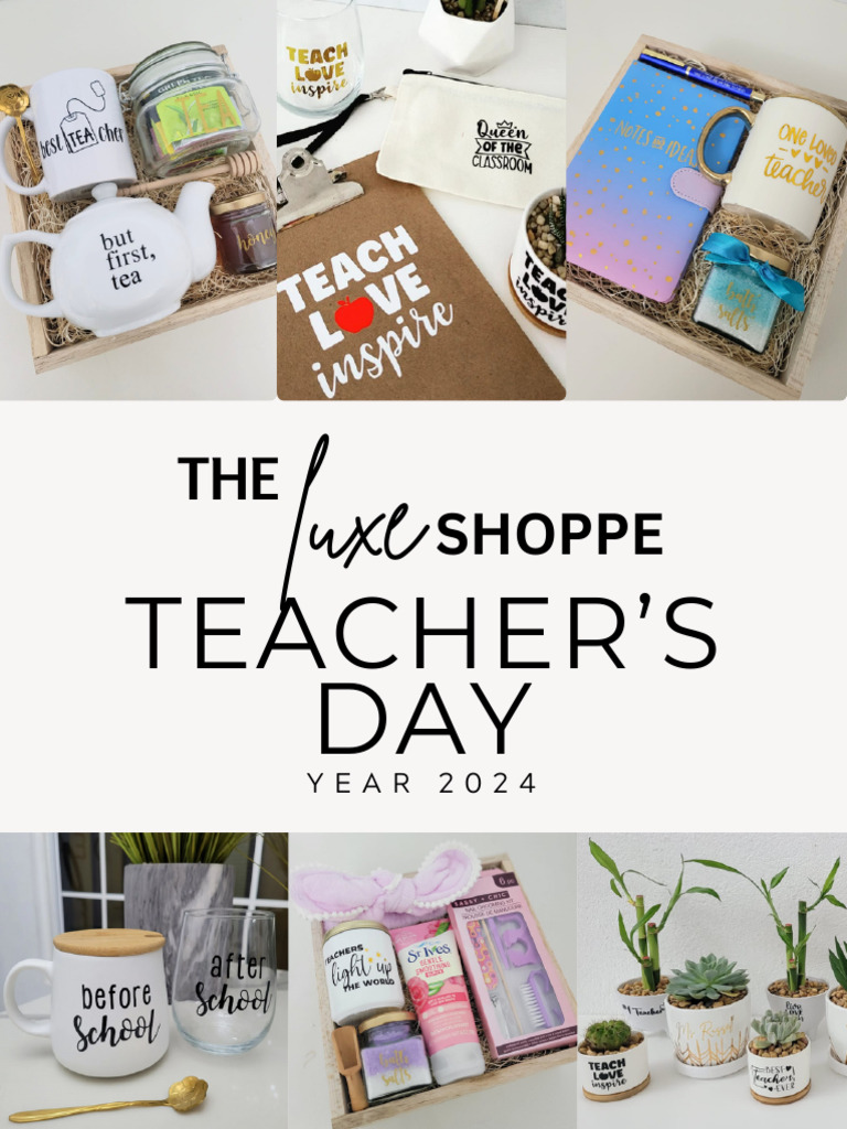 Teachers Day 2024 Luxe Shoppe | PDF | Gift