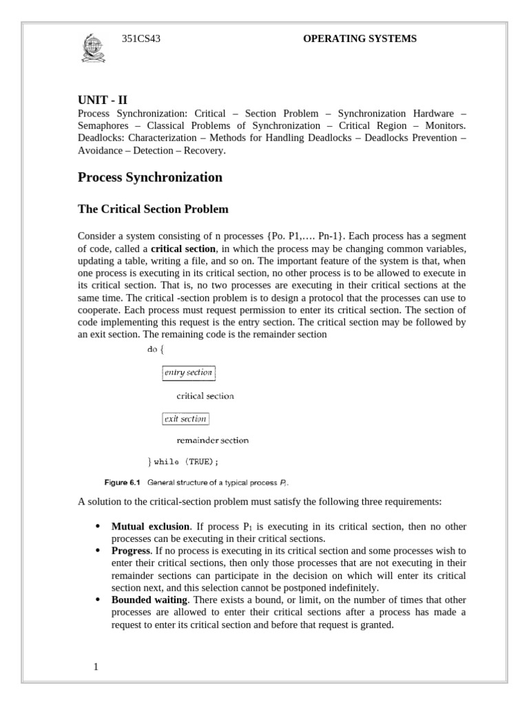 UNIT 2 | PDF | Kernel (Operating System) | Process (Computing)