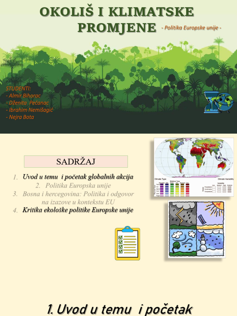 Pseu - Okoliš I Klimatske Promjene | PDF