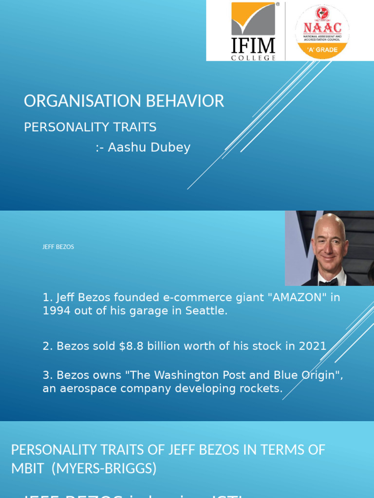 Jeff Bezos & Mukesh Ambani: Personality Traits Analysis | PDF ...