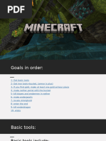Minecraft Superflat Checklist | PDF | Minecraft