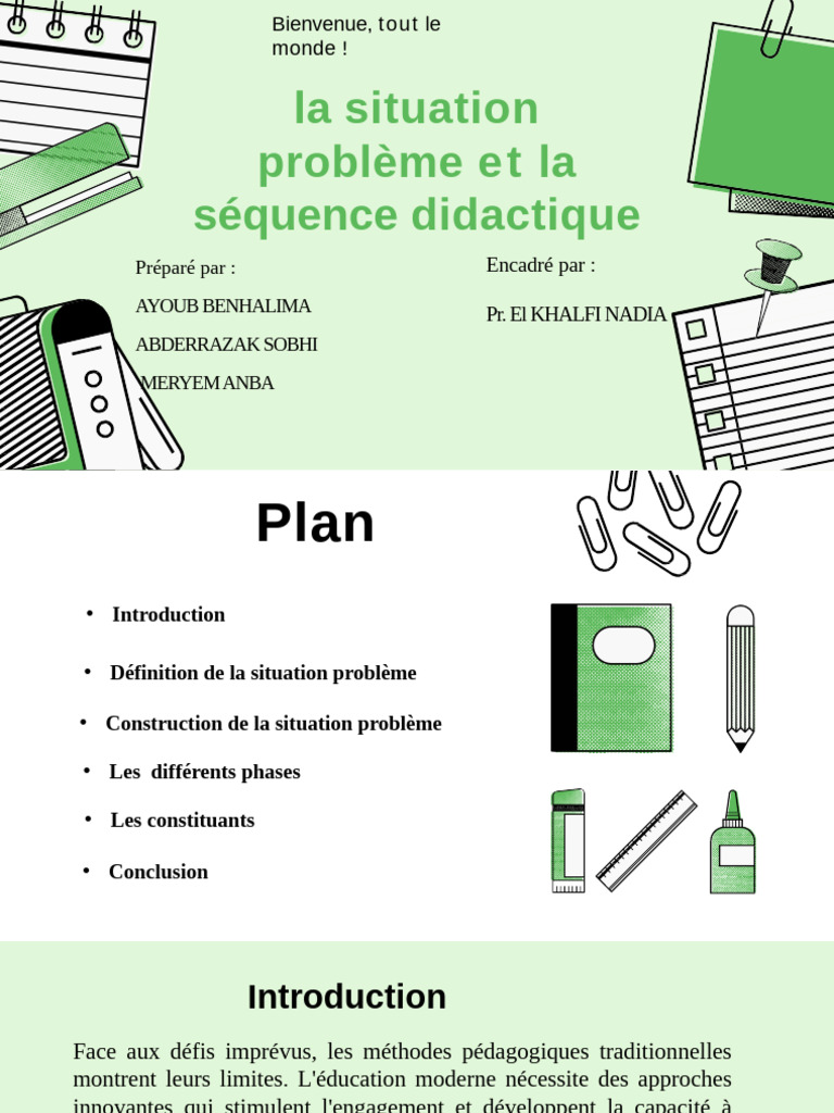 La Situation Problème | PDF | Pédagogie | Apprentissage