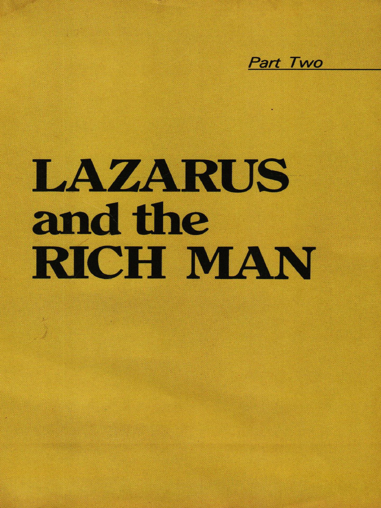 Lazarus and The Rich Man | PDF