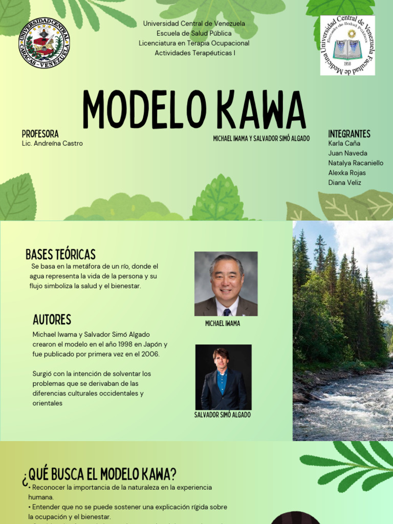 Presentacion Modelo Kawa | PDF | Terapia ocupacional | Trabajo Social