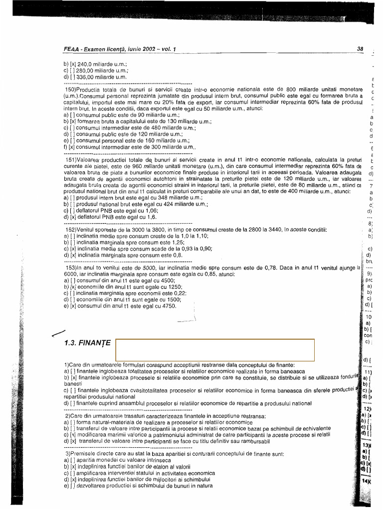 Modele Grile Carte Licenta | PDF