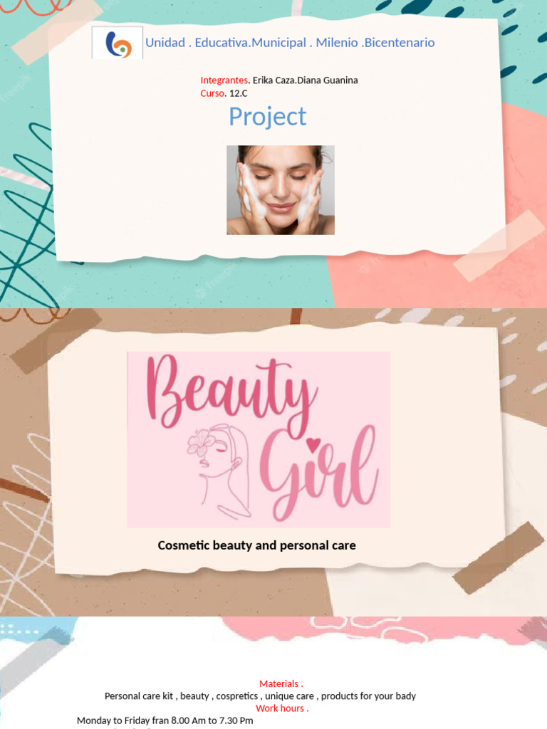 Cosmetic Beauty Project Overview | PDF