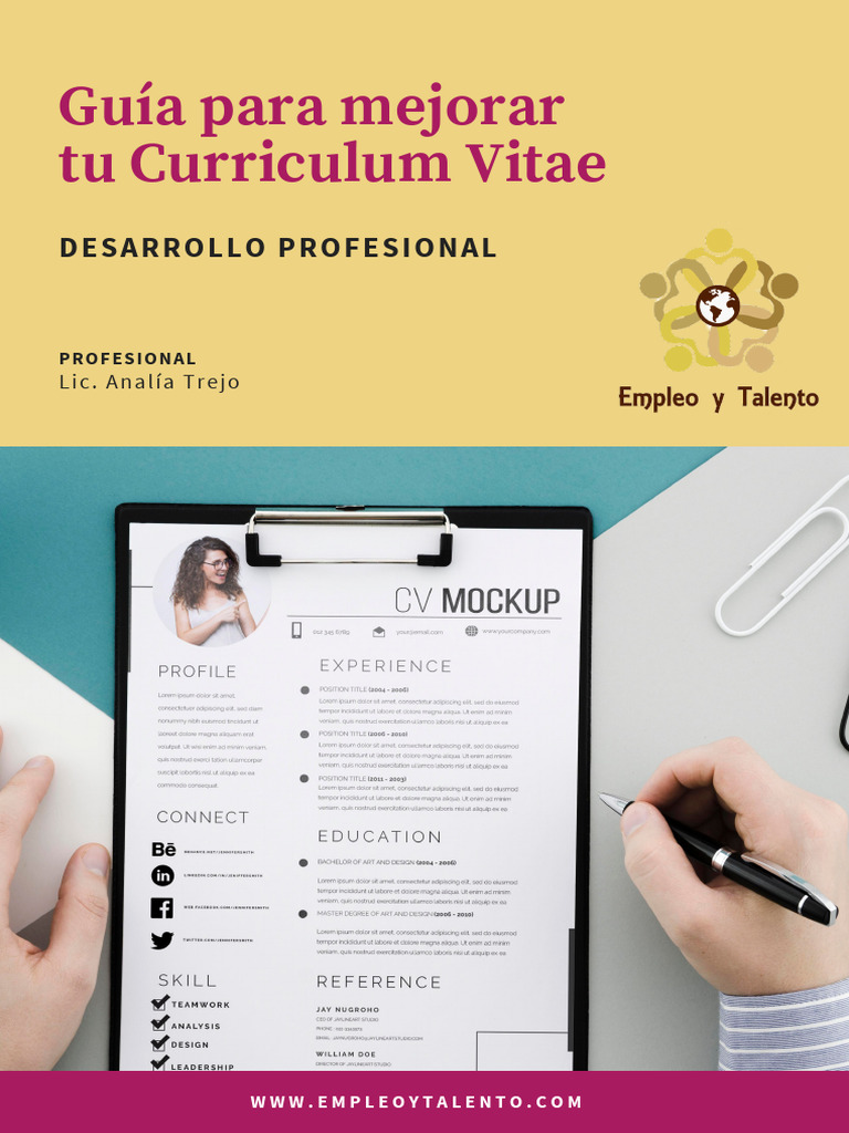 Guía para crear o mejorar tu CV - Empleo y Talento | PDF