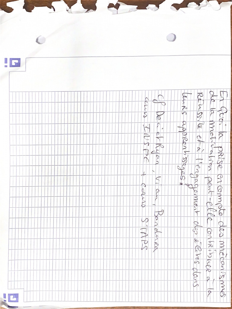 Question Dossier INSPE | PDF