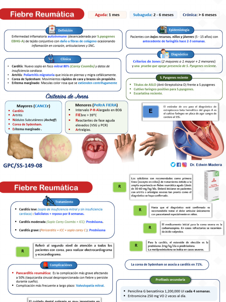 Fiebre Reumatica | PDF | Enfermedades y trastornos | Especialidades Medicas