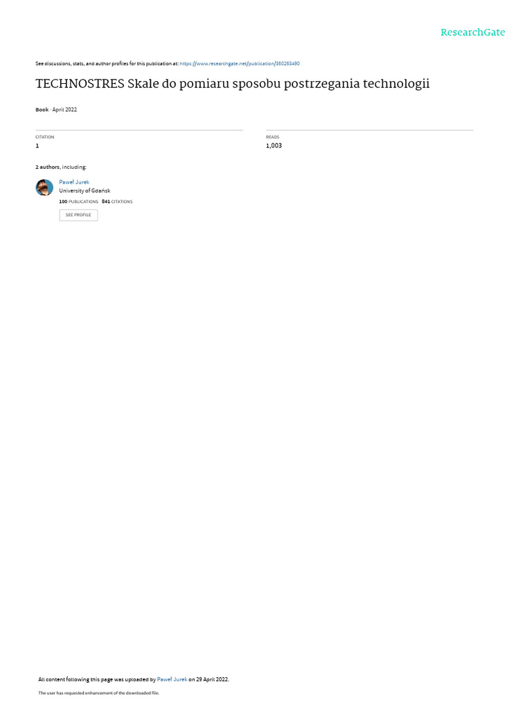 Technostres Fragment | PDF