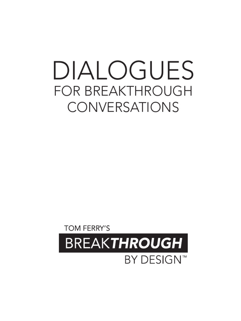 2013-BreakThrough-By-Design-Dialogue-Book-v6HR | PDF