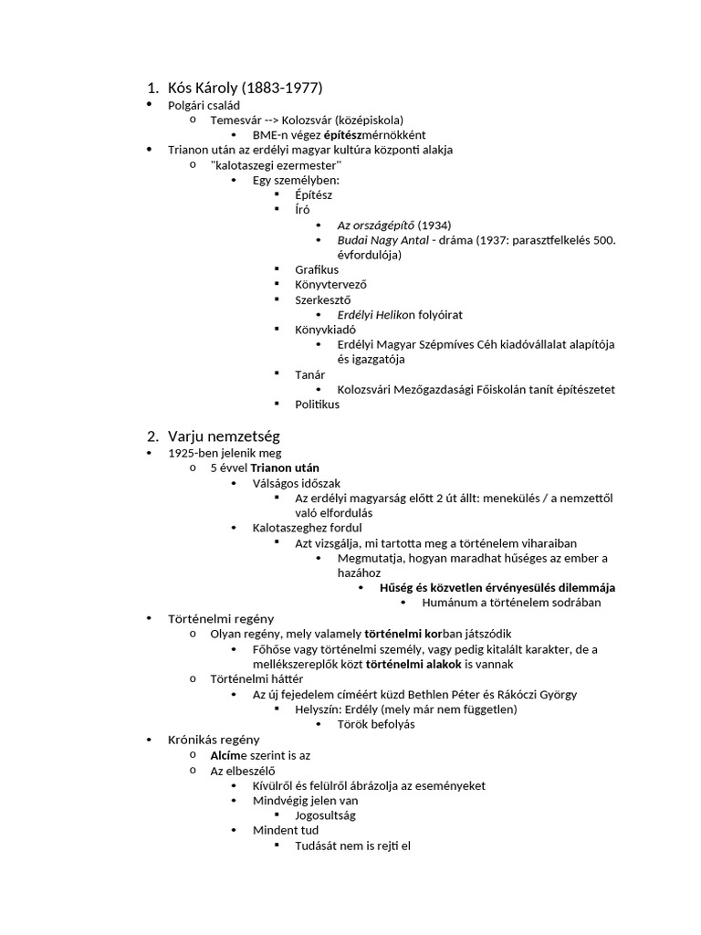 Kós Károly | PDF