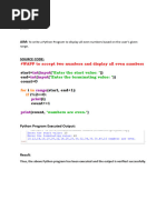 Class 12 CS Practical Exercises 2025-2026 (Updated) | PDF | Python (Programming Language) | Data ...