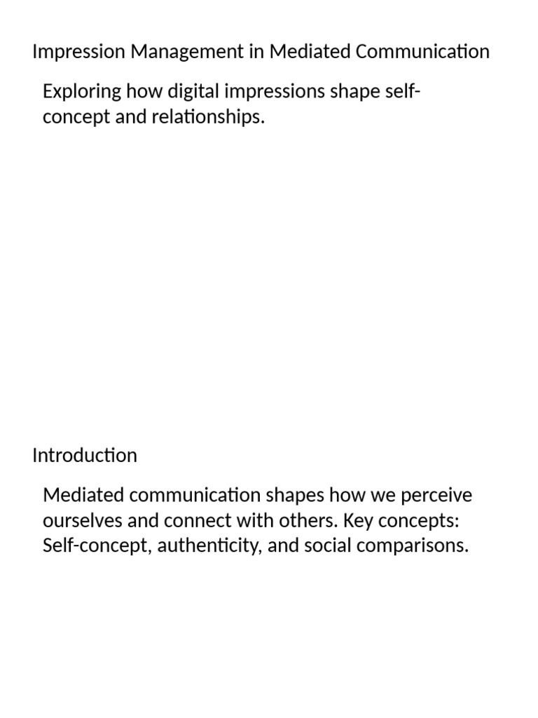 Impression Management Presentation | PDF