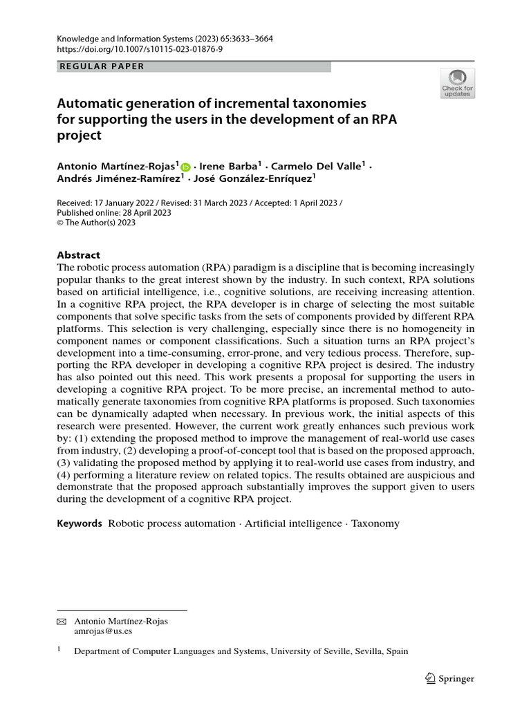 Automatic Generation of Incremental Taxonomies For Supporting The Users ...