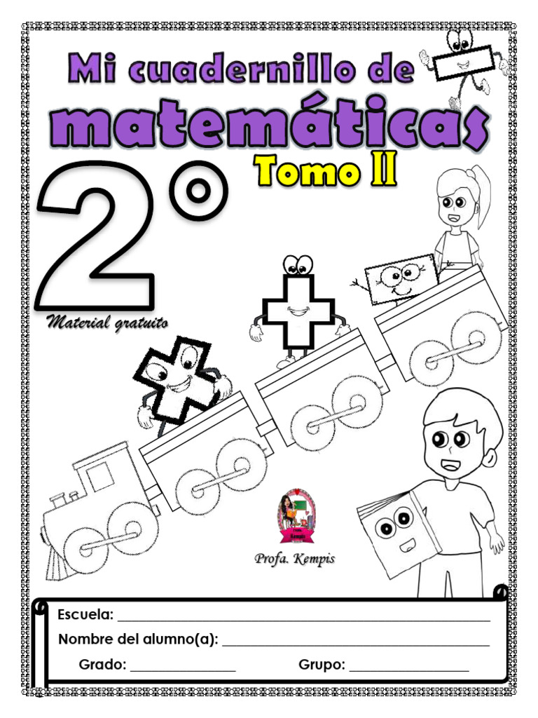 2° Tomo 2 Cuadernillo de Matemáticas Profa Kempis | PDF