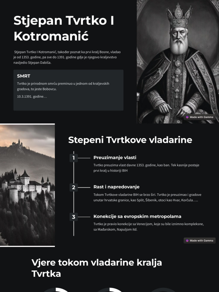 Stjepan Tvrtko I Kotromanic | PDF