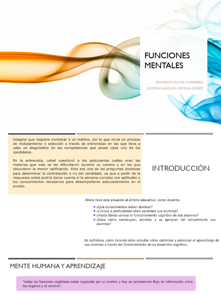 Funciones mentales.pptx | PDF