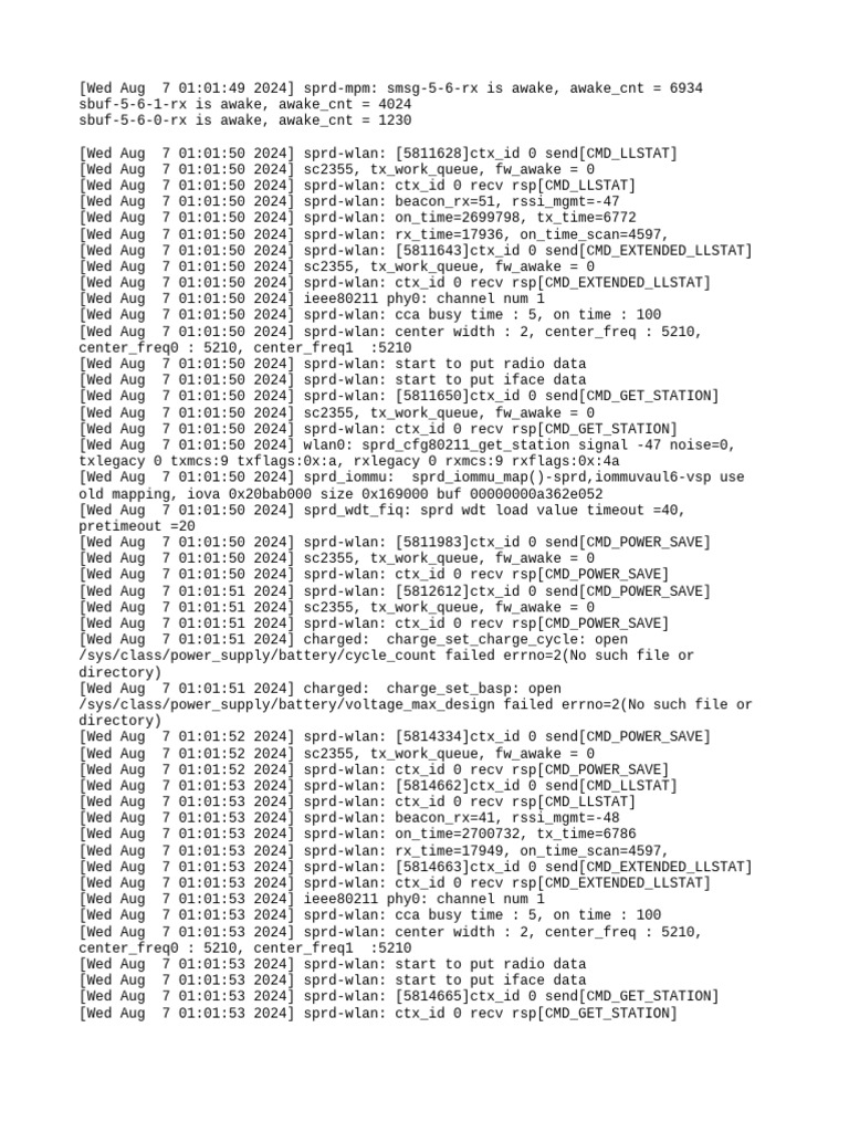 Standbykernellog20240807020257 Pdf Computer Architecture Computer Standards 