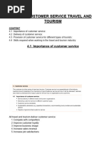 AS Level Travel and Tourism Coursework | PDF | Tourism | Risk