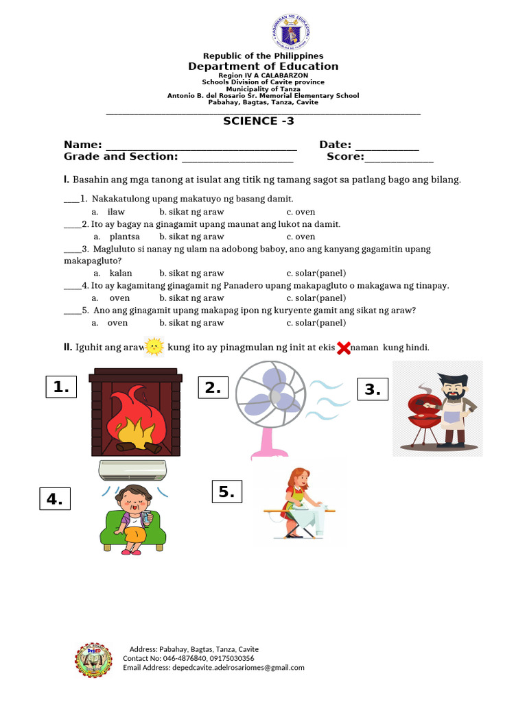 Quiz Science Week6 Pdf